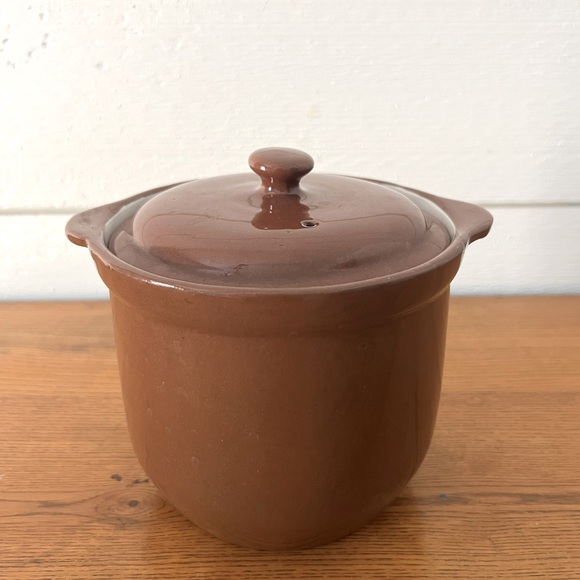 guernsey | Kitchen | Vintage Guernsey Ware Pottery Lidded Crock Potbean ...